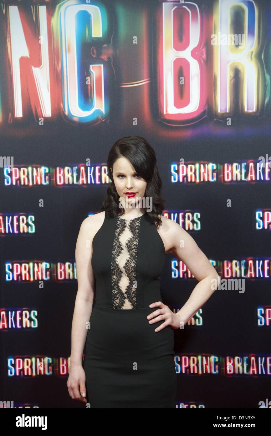 Feb. 21, 2013 - Madrid, Spain - Rachel Korine attends 'Spring Breakers ...