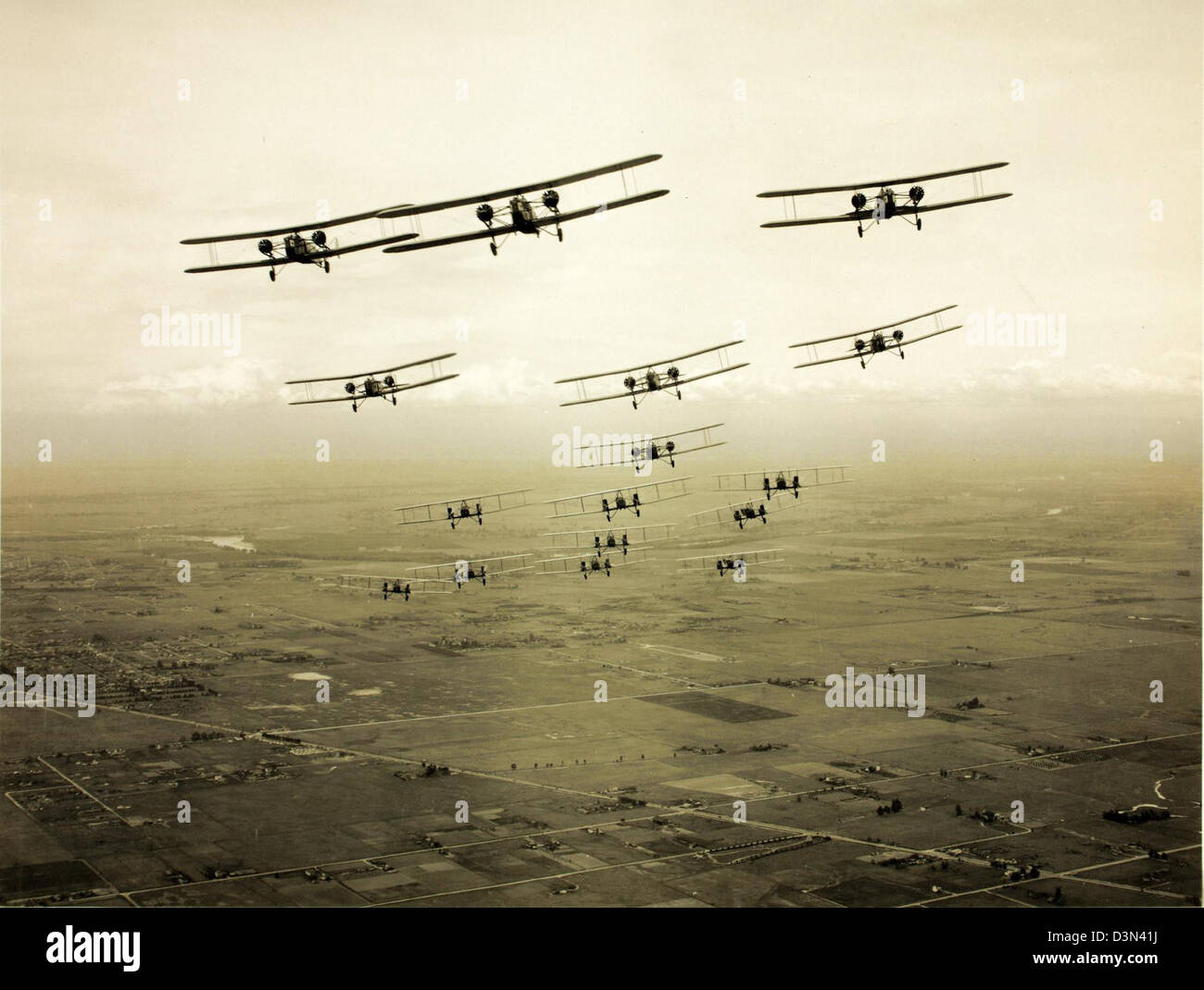 A historic flyover event showcasing notable aircraft and their ...