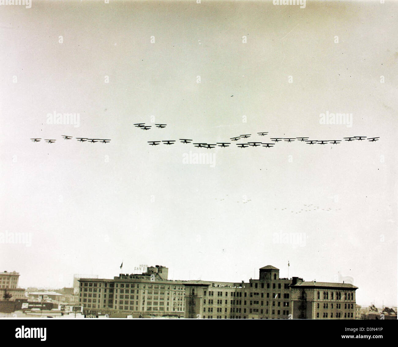 This historic flight flyover highlights the early days of aviation ...