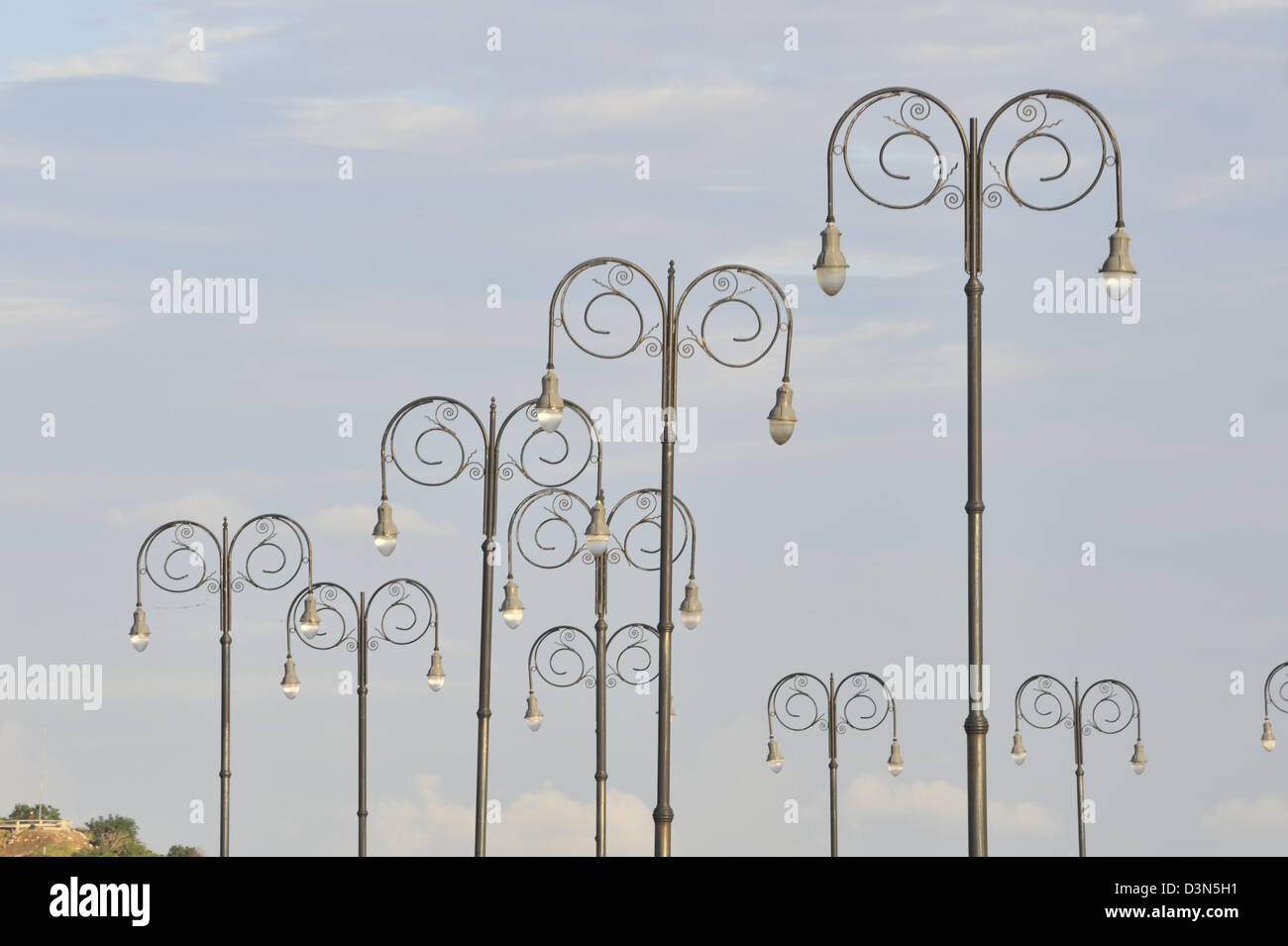 Street lamps, Havana, Cuba Stock Photo - Alamy