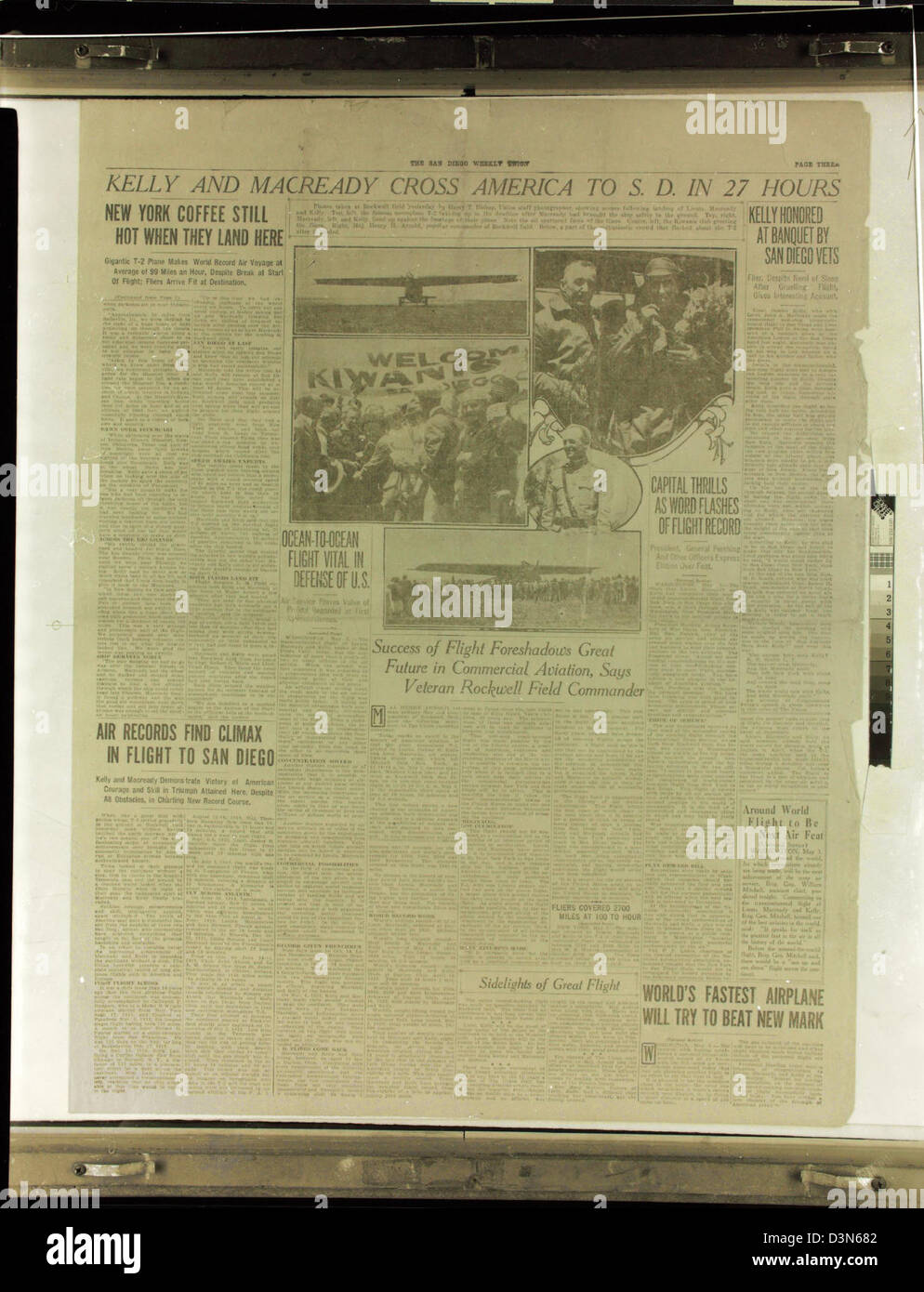 In 1923, the Fokker T-2, piloted by Kelly and Macready, made a historic ...