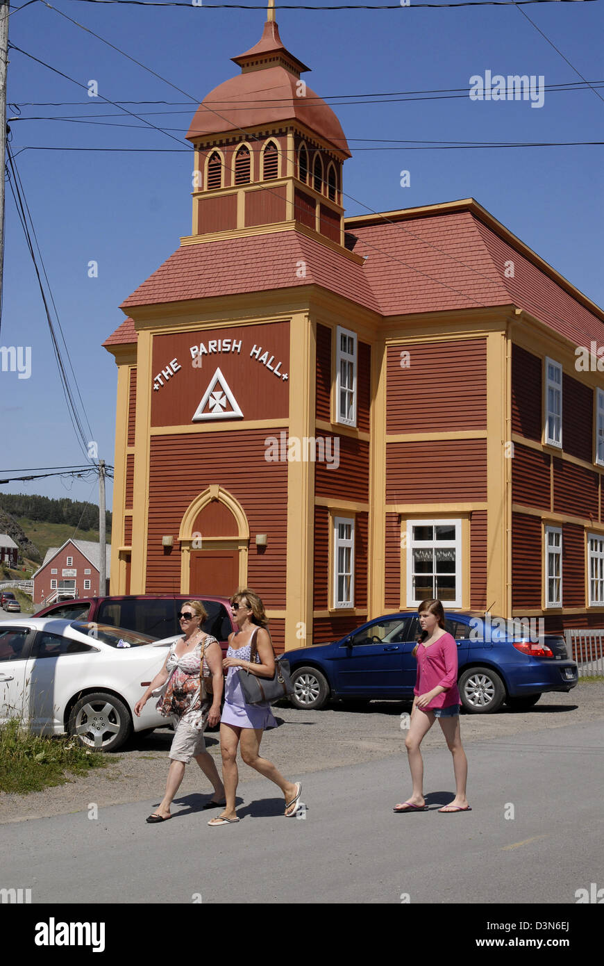 The Parish Hall, Trinity, Newfoundland Stock Photo - Alamy