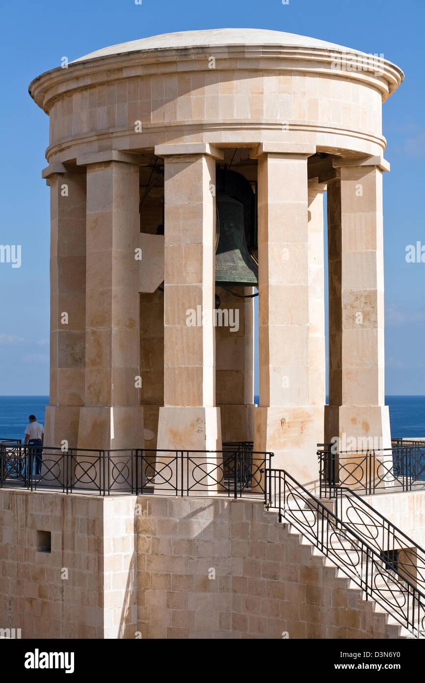 Valletta, Malta, Siege Bell Memorial Stock Photo - Alamy
