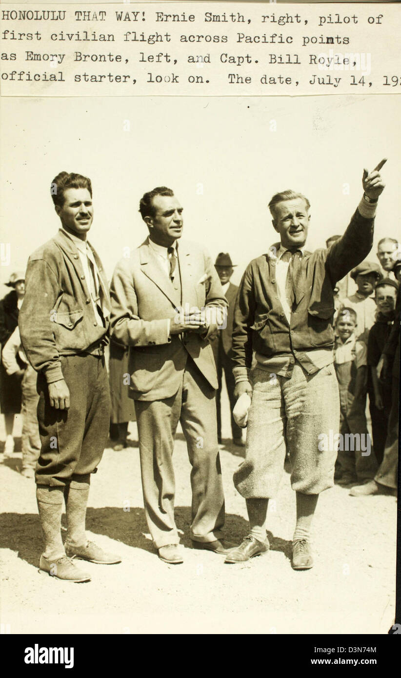 In 1927, the historic Trans-Pacific flight from Oakland to Hawaii, made ...