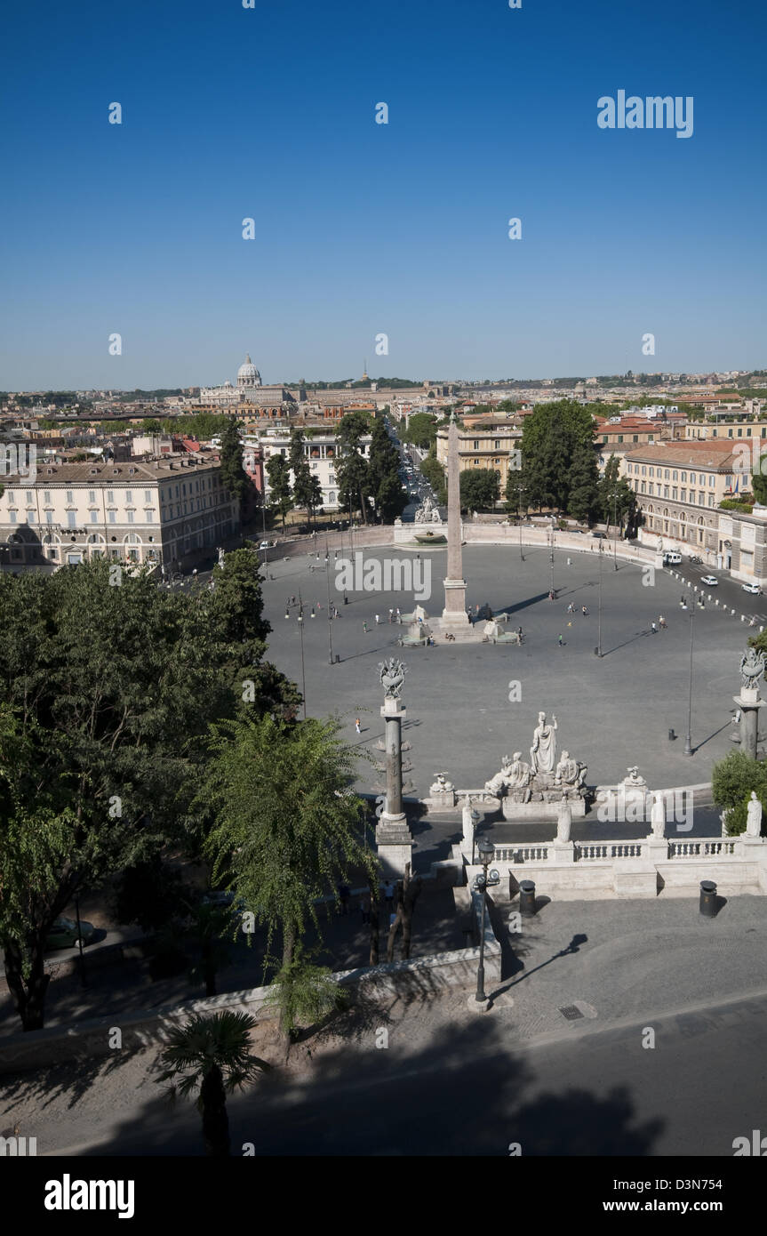 Rome the piazza del popolo hi-res stock photography and images - Alamy