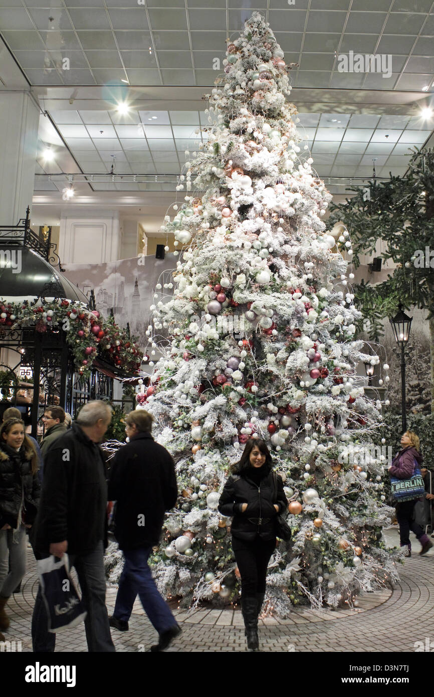 Berlin, Germany, Winter Park decoration themes in the hall from the ...