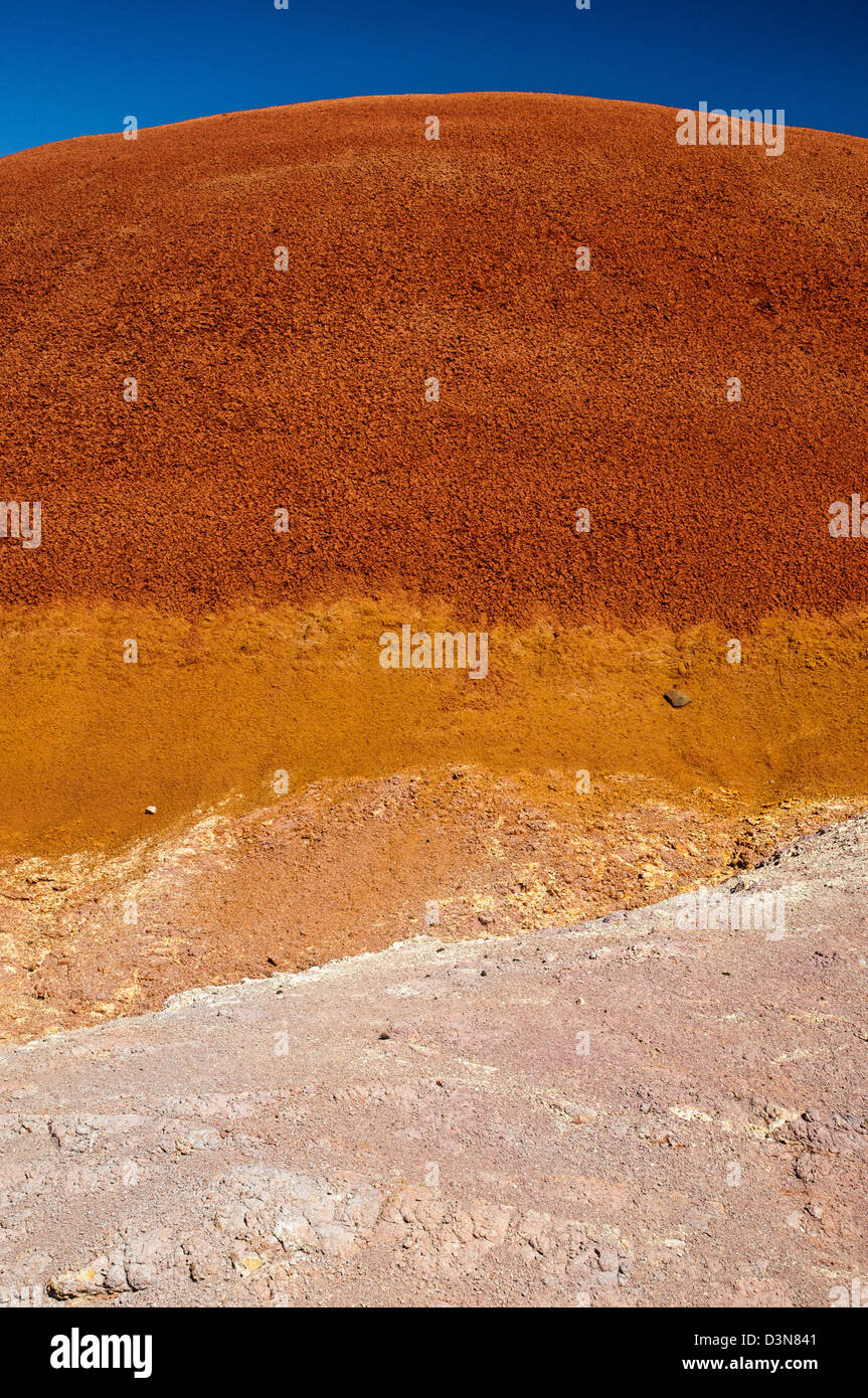 Coloful clay and rock layers, John Day park, Oregon Stock Photo - Alamy