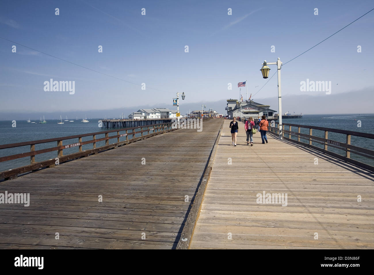 Stearns Wharf, Santa Barbara, California, USA Stock Photo - Alamy
