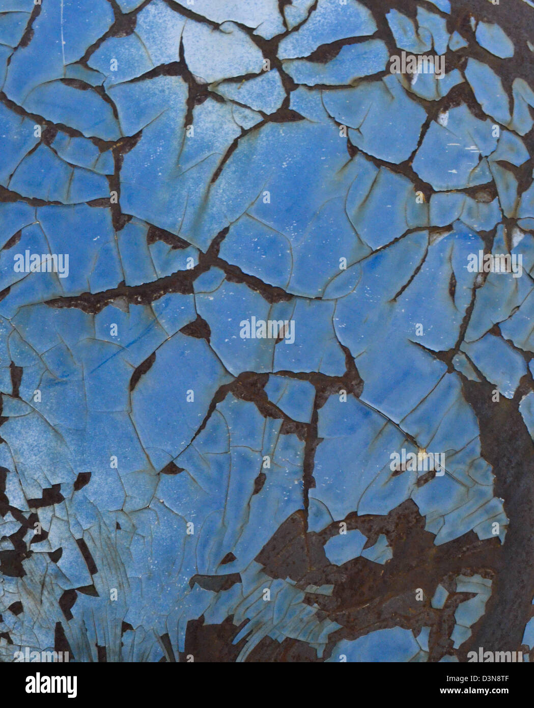 Metal texture blue paint rust hi-res stock photography and images - Alamy