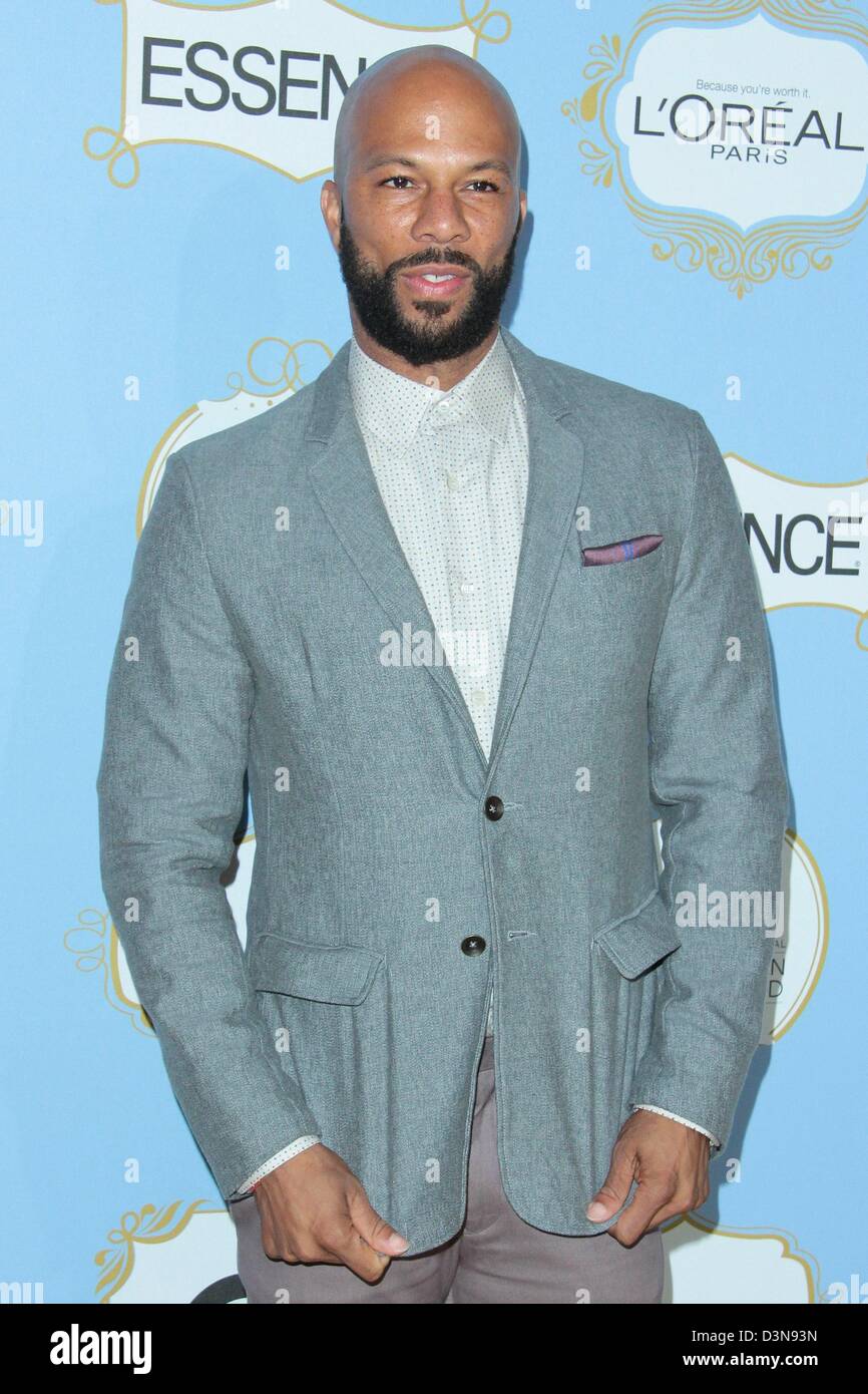 Los Angeles, California, U.S. Feb. 21, 2013. Common attends Essence ...