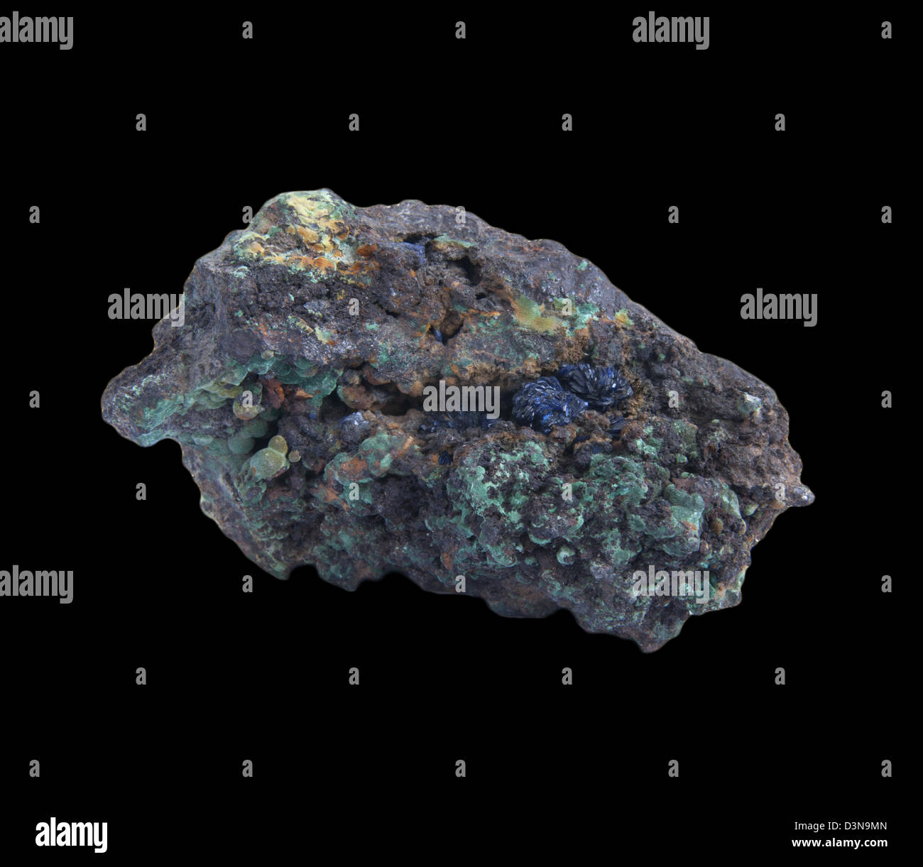 Malachite - Copper mineral Stock Photo - Alamy