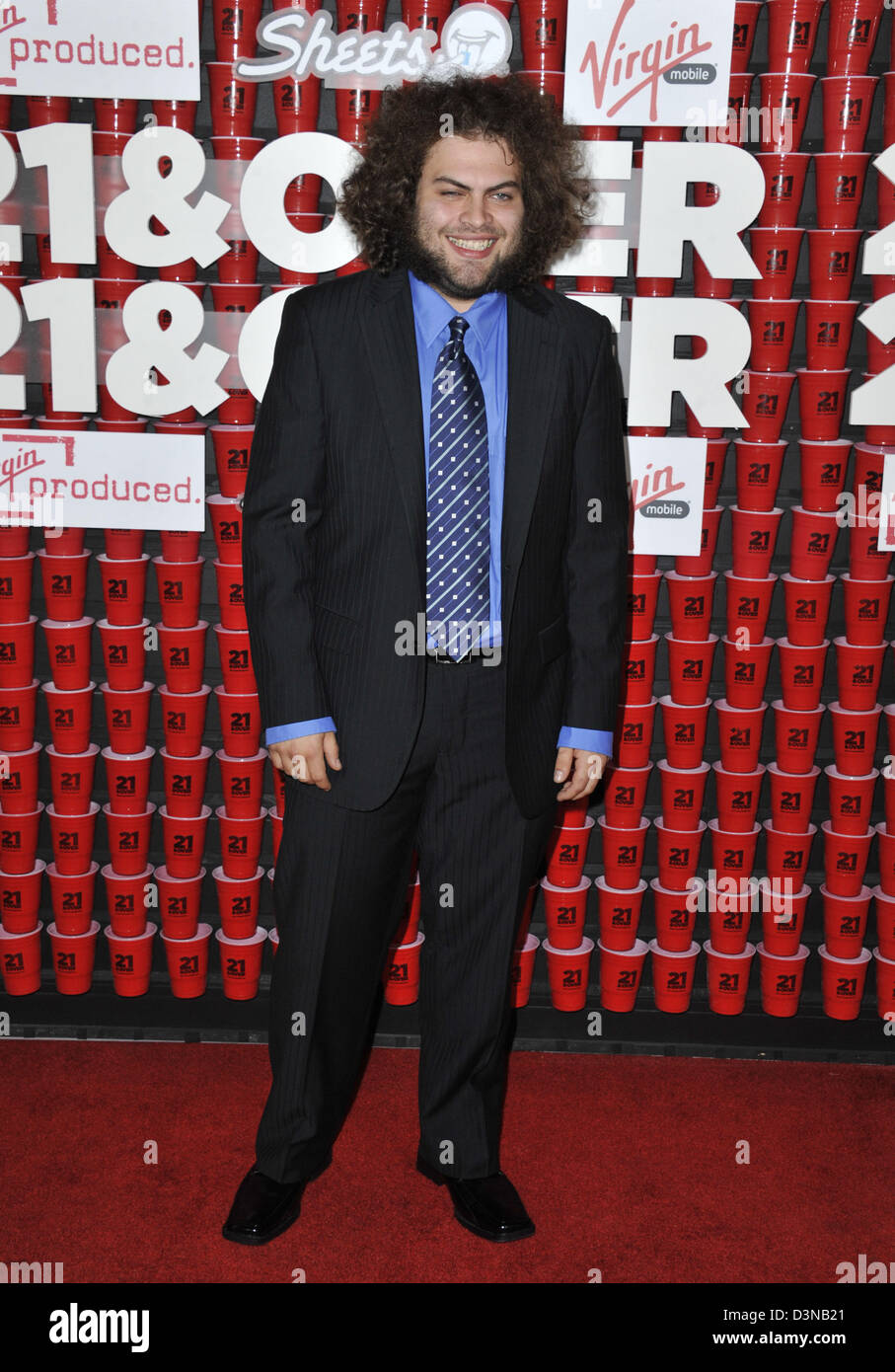 Los Angeles, California, U.S. Feb. 21, 2013. Dustin Ybarra attending ...