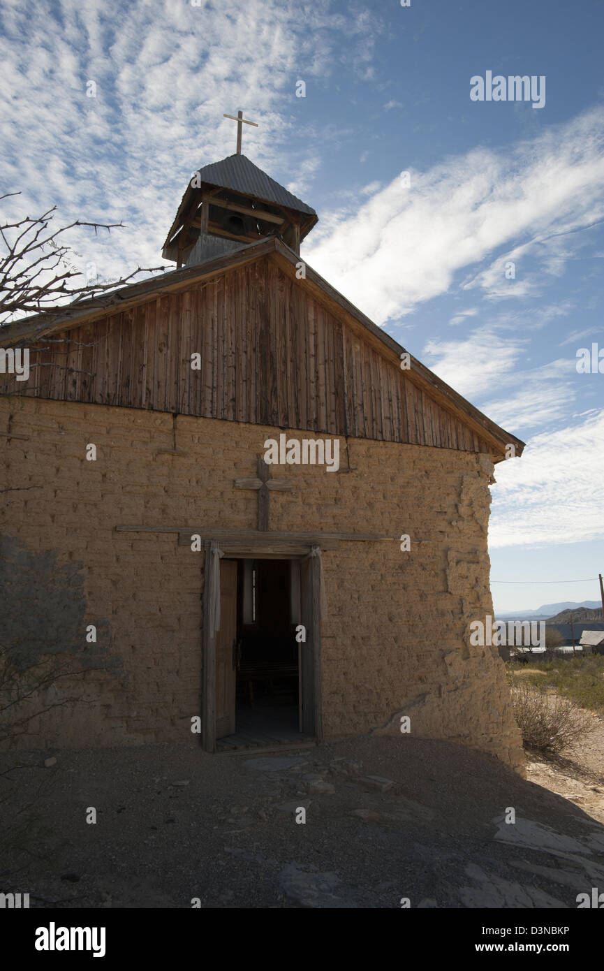 Church, Terlingua, Ghost Town, Big Bend National Park, Texas, USA, Big ...