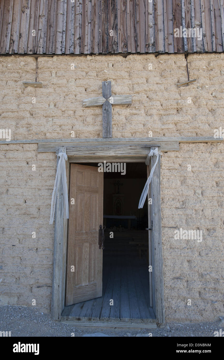 Church, Terlingua, Ghost Town, Big Bend National Park, Texas, USA, Big ...