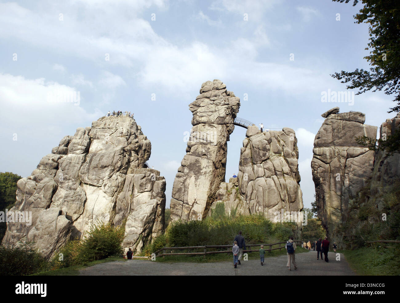 (FILES) Visitors pictured in front of the Extern Stones in the ...