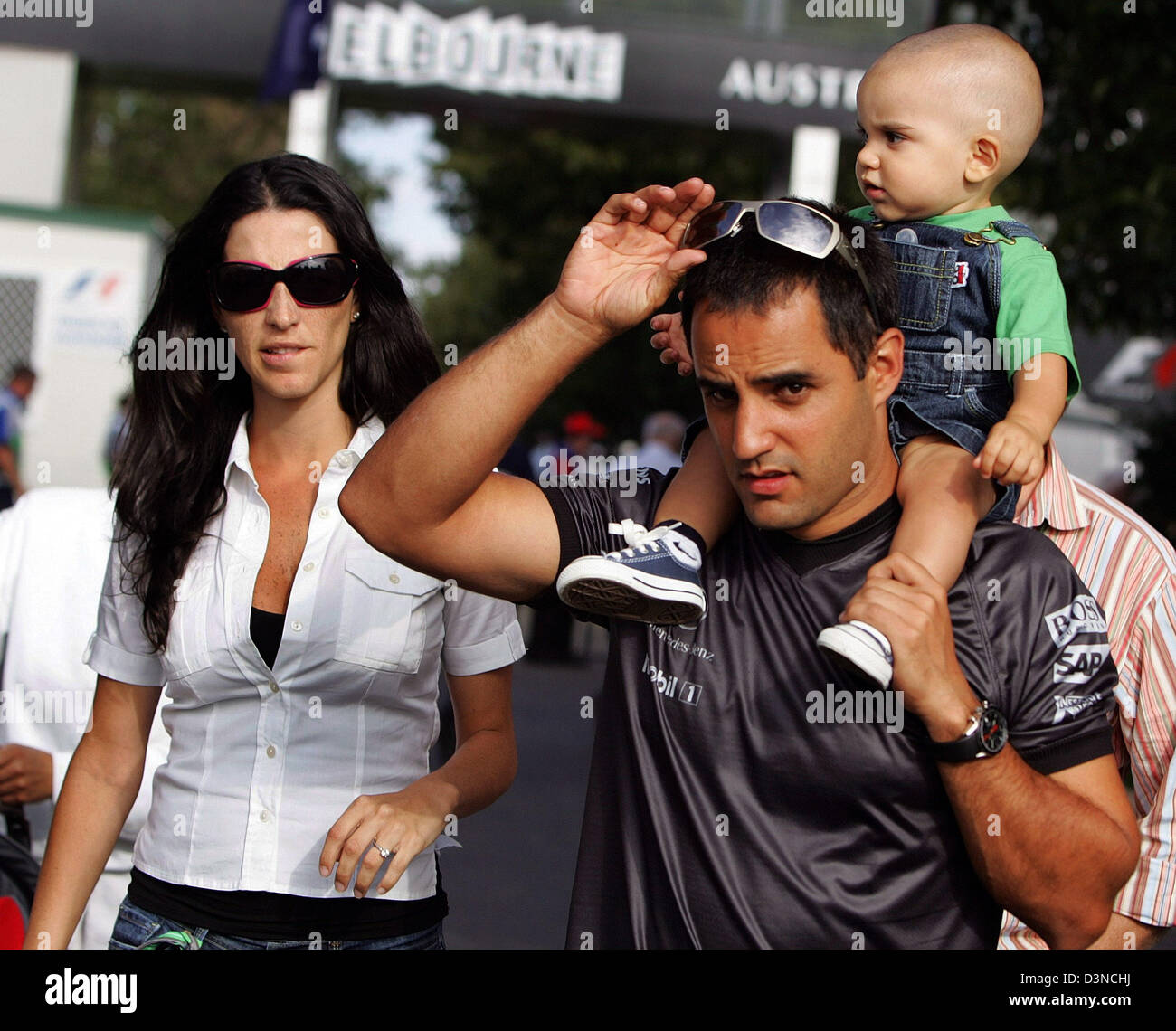 Columbian Formula One driver Juan Pablo Montoya of team McLaren ...