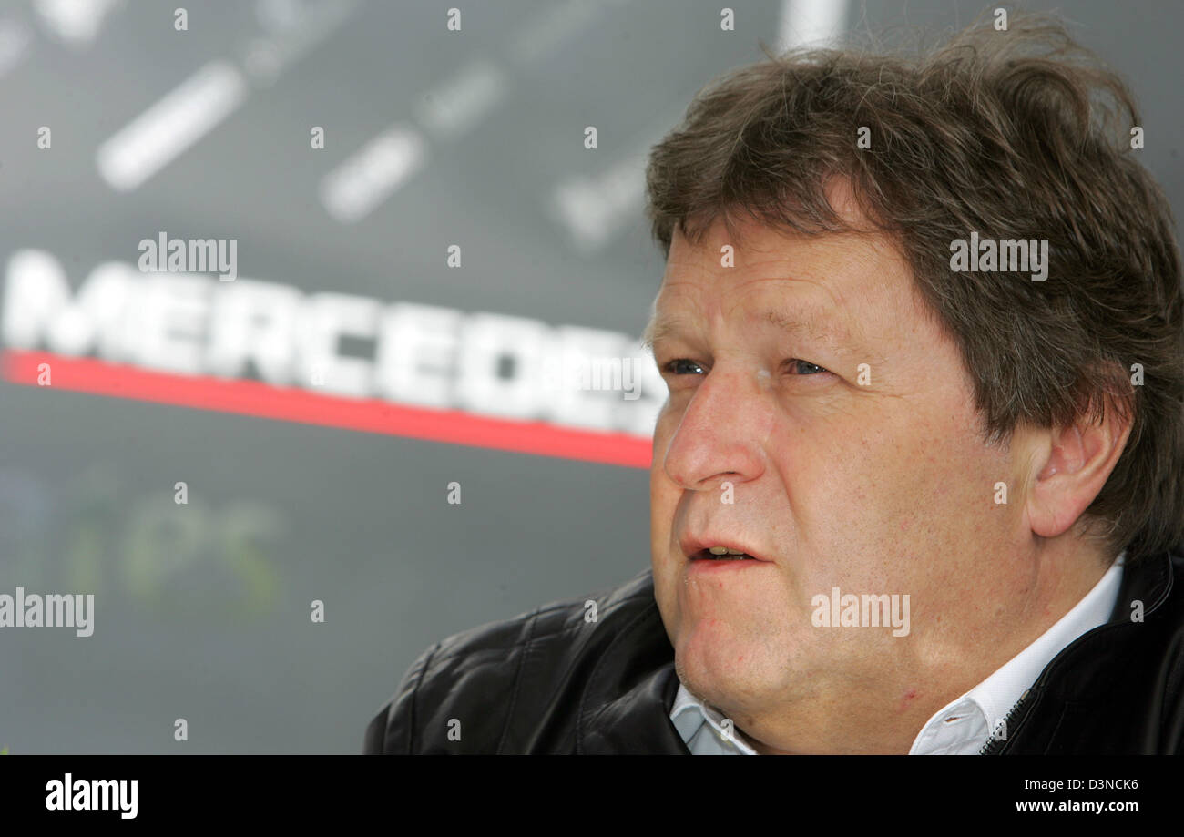 German Norbert Haug, Mercedes motorsport director, is pictured in the ...