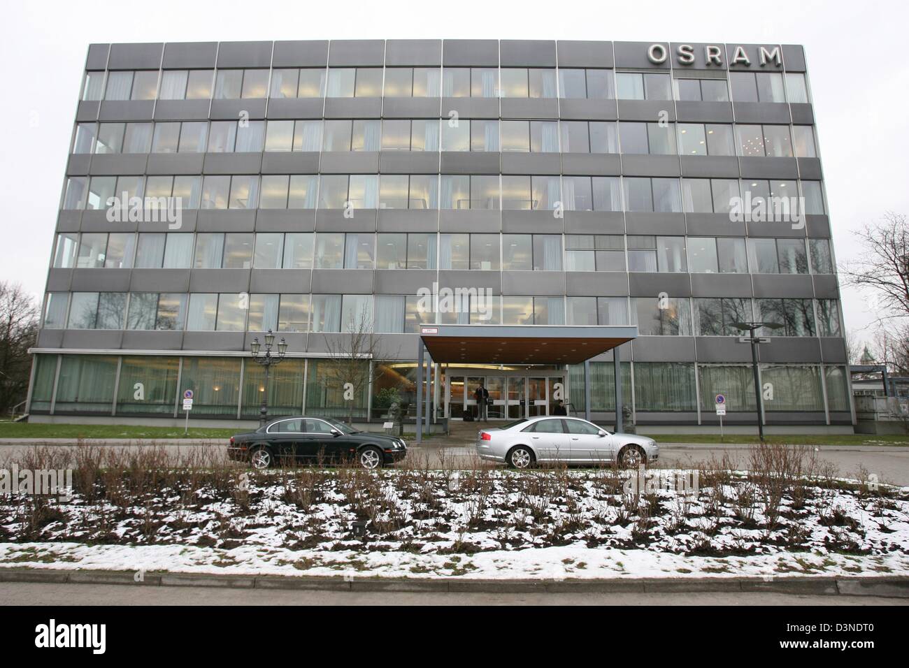 A view of the headquarter of German light bulb manufacturer Osram in ...