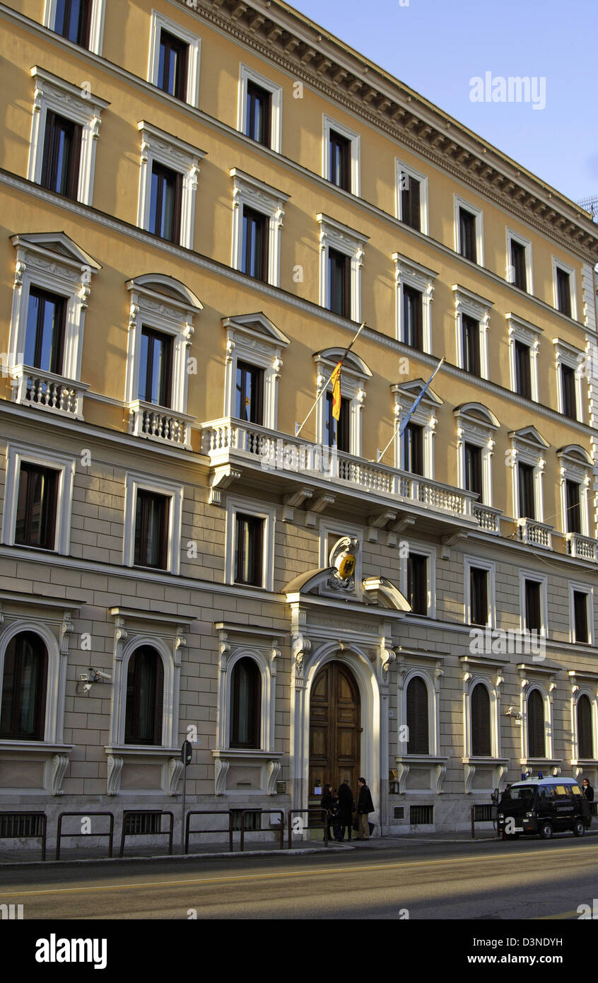 Dpa Files The Picture Shows The German Embassy In Rome Italy 17 Dezember 2005 The