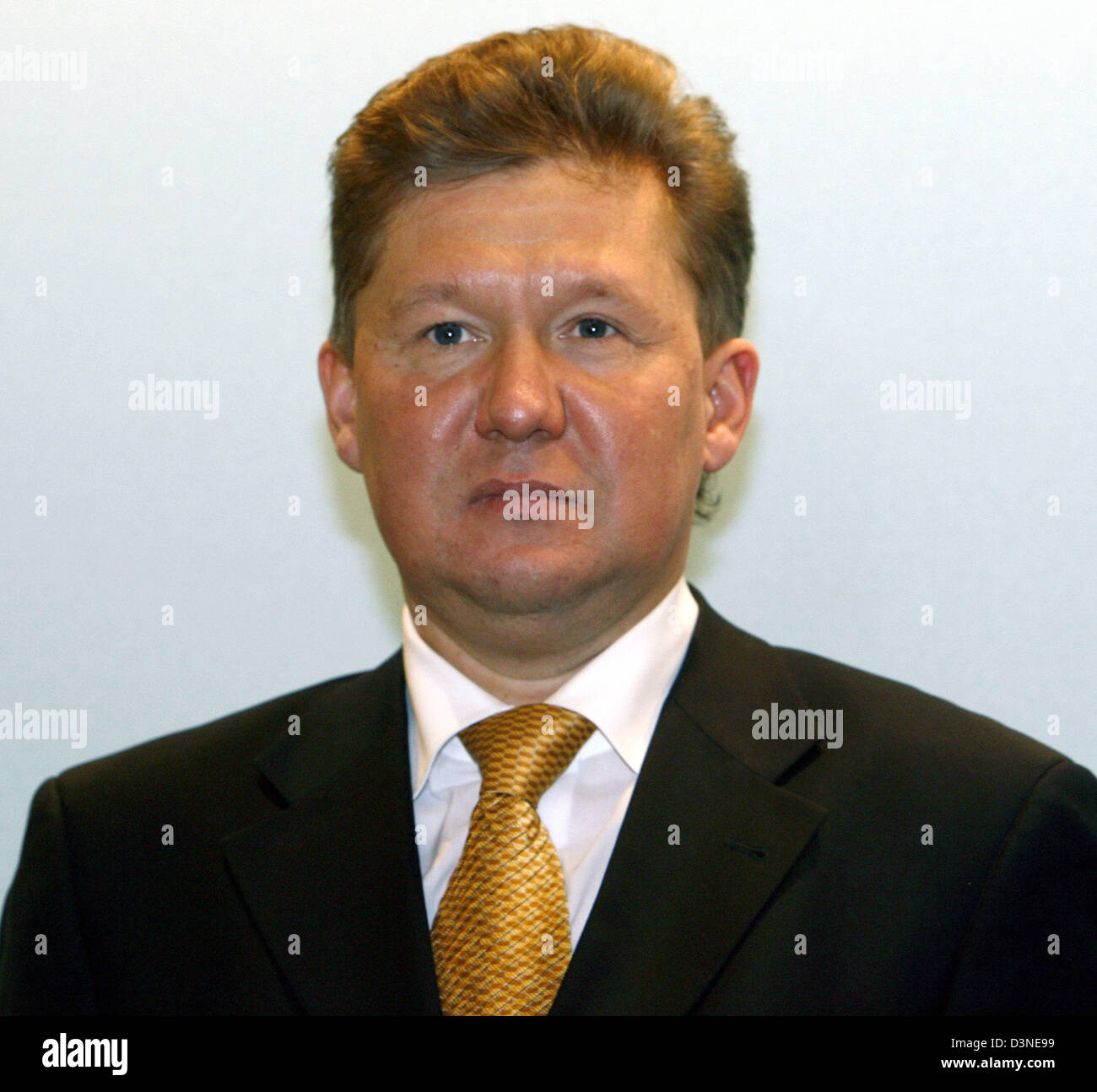 The picture shows Alexey Miller, head of parastatal Russian gas ...