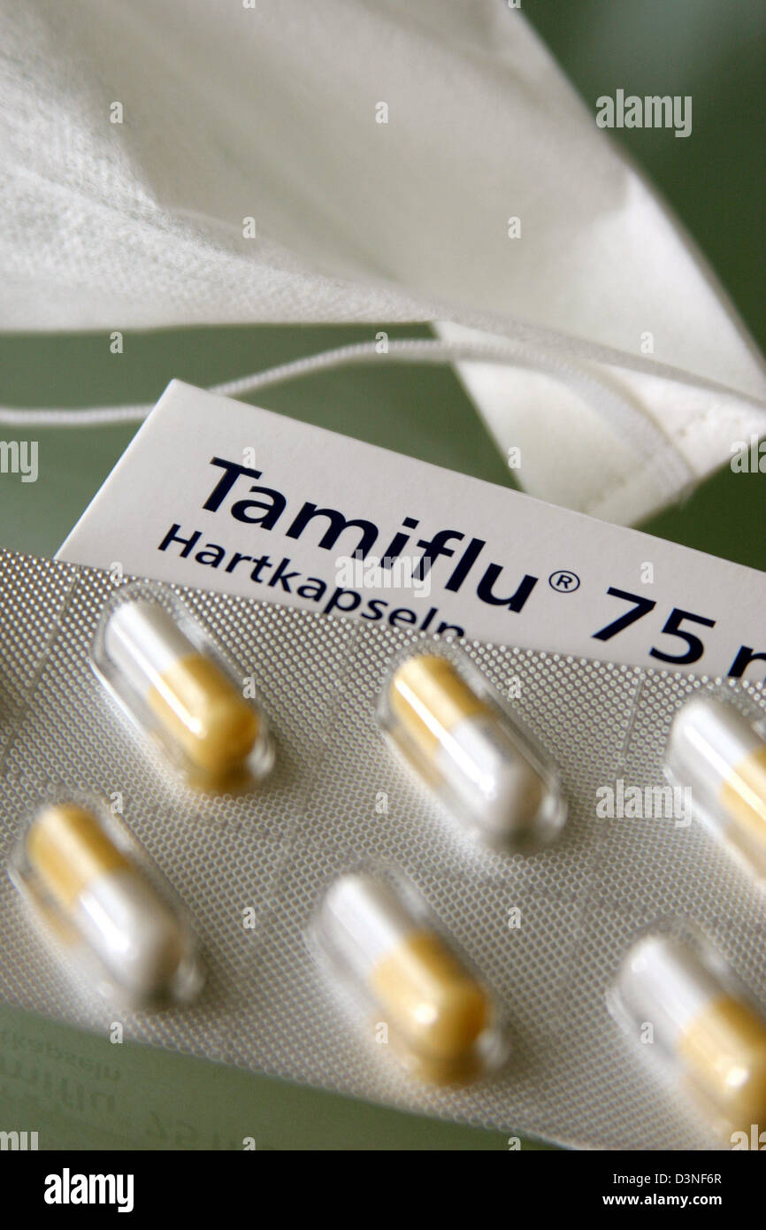 The picture shows a package of the bird flu drug 'Tamiflu' by Roche in ...
