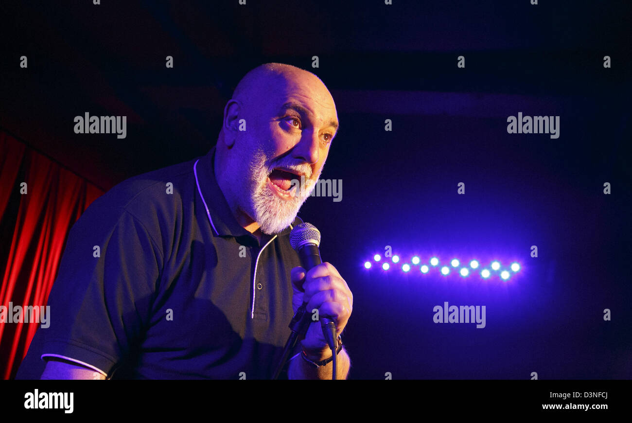 Alexei Sayle at the Soho Theatre, London W1 in 2013 Stock Photo - Alamy