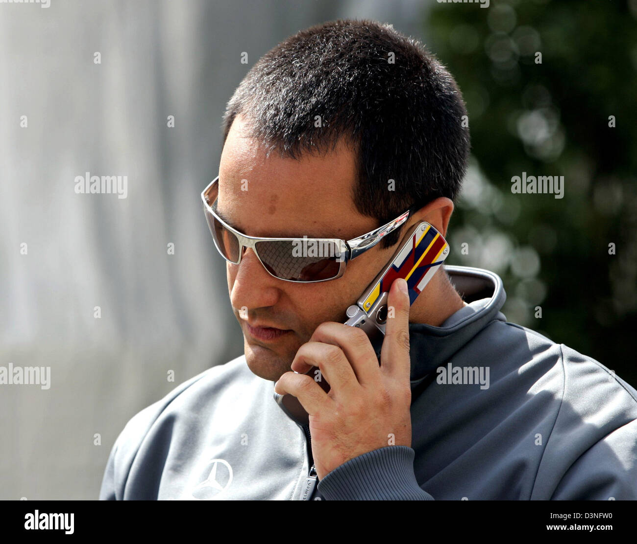 Columbian Formula One pilot Juan Pablo Montoya of McLaren Mercedes ...