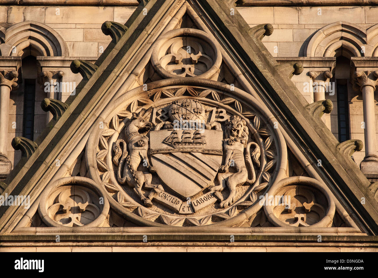 Manchester coat of arms hi-res stock photography and images - Alamy
