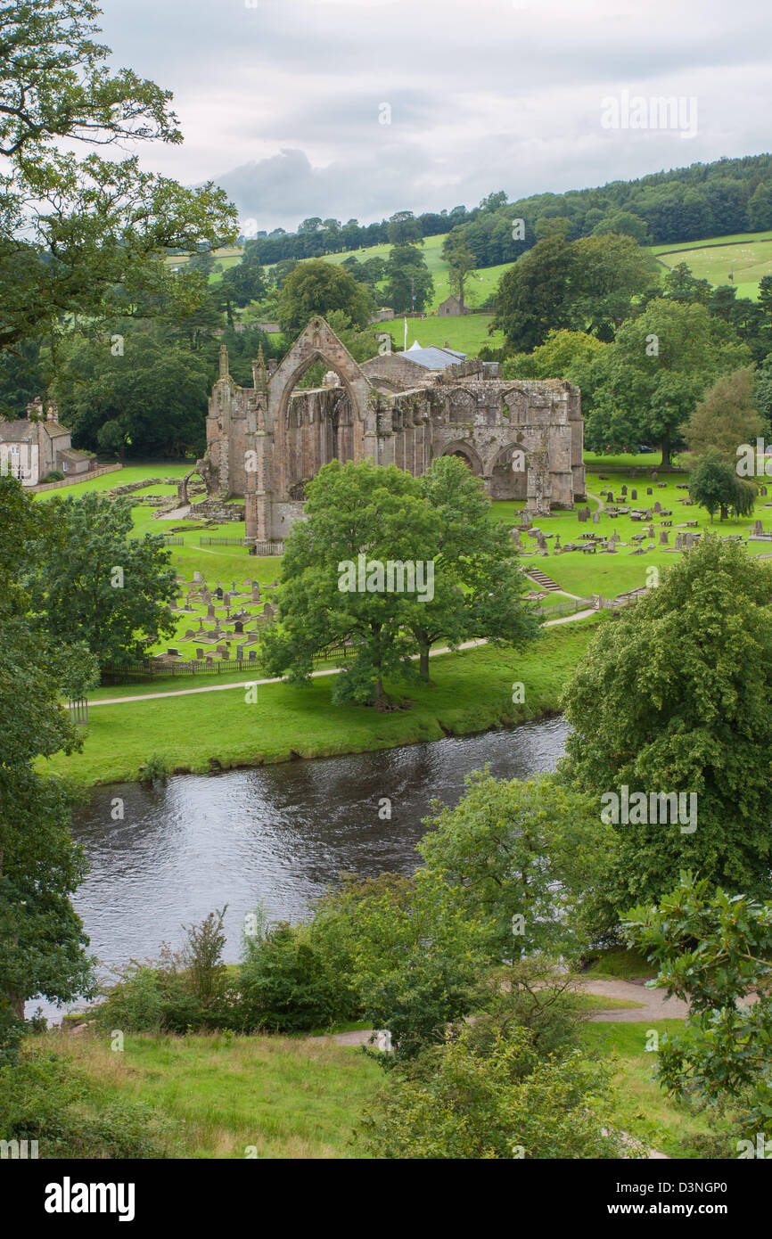 Bolton Priory in the Bolton Abbey Estate near Skipton in North ...