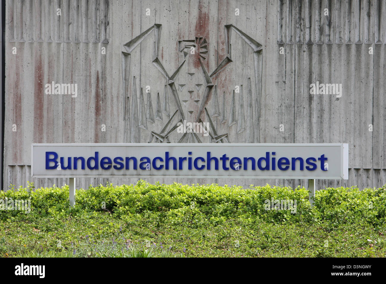The picture shows the entrance area of the BND (Federal Intelligence ...