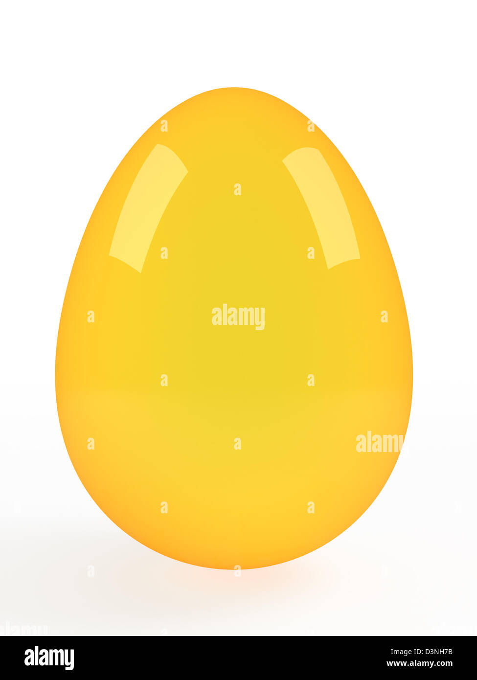One big golden easter egg. Vector image Stock Photo - Alamy
