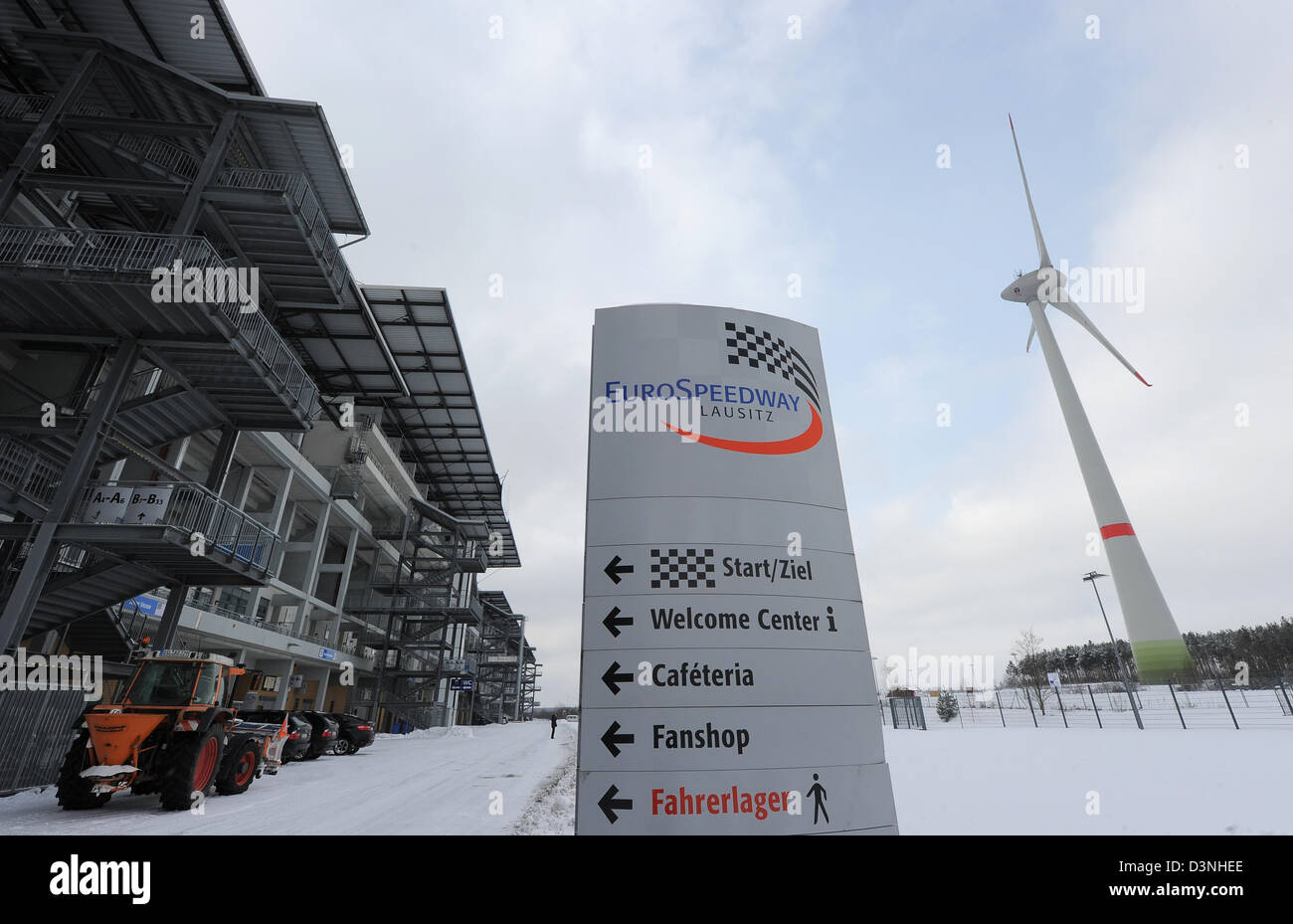 A wind turbine is seen at Lausitzring in Klettwitz, Germany, 21 ...