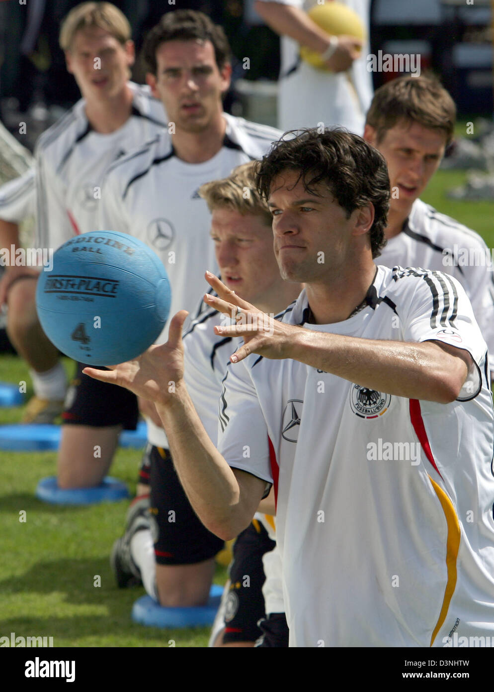 German soccer players michael ballack hi-res stock photography and ...