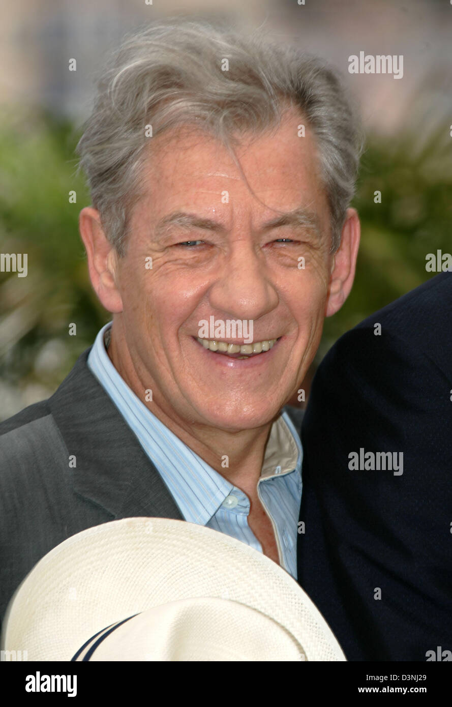 English actor Ian McKellen pictured during a press conference promoting ...