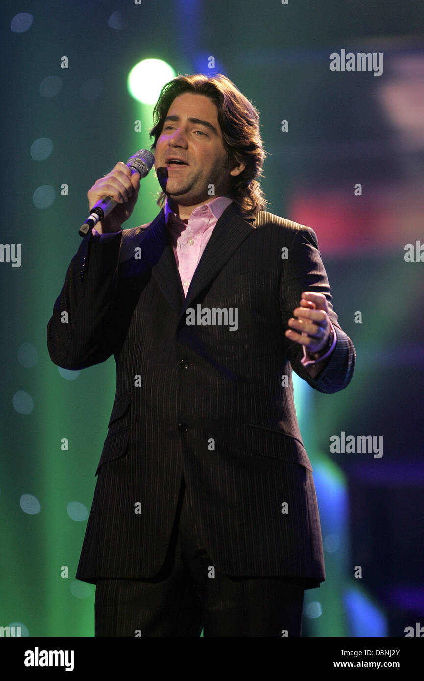 Brian Kennedy, starting for Ireland to the Eurovision Song Contest 2006 ...