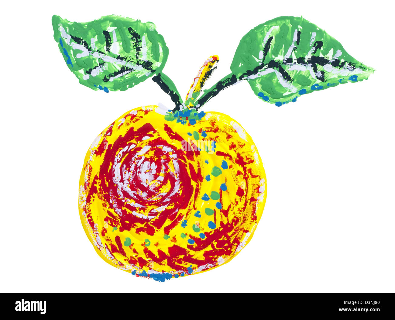 Abstract apple drawing hi-res stock photography and images - Alamy