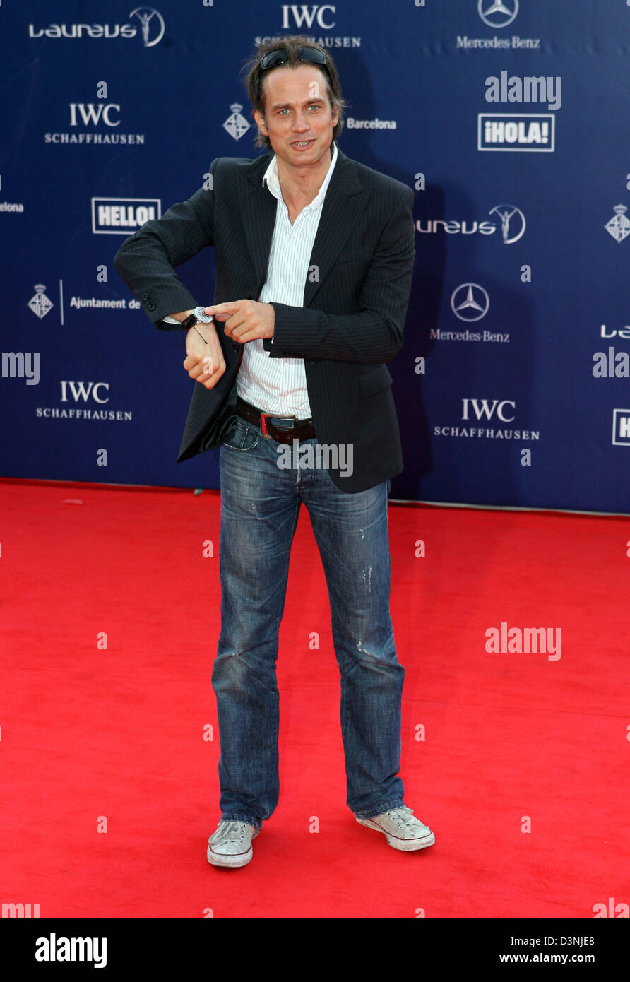 German actor Ralf Bauer arrives at the Laureus Worlds Sport Awards Welcome Party in Barcelona ...