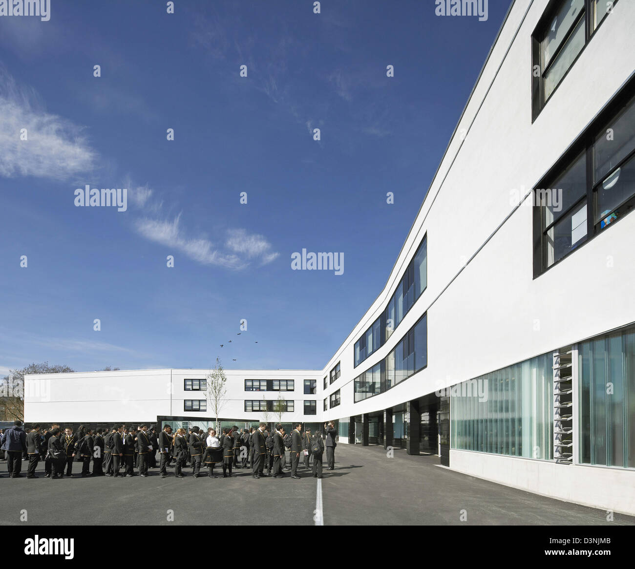 Globe Academy, London, United Kingdom. Architect: Amanda Levete ...