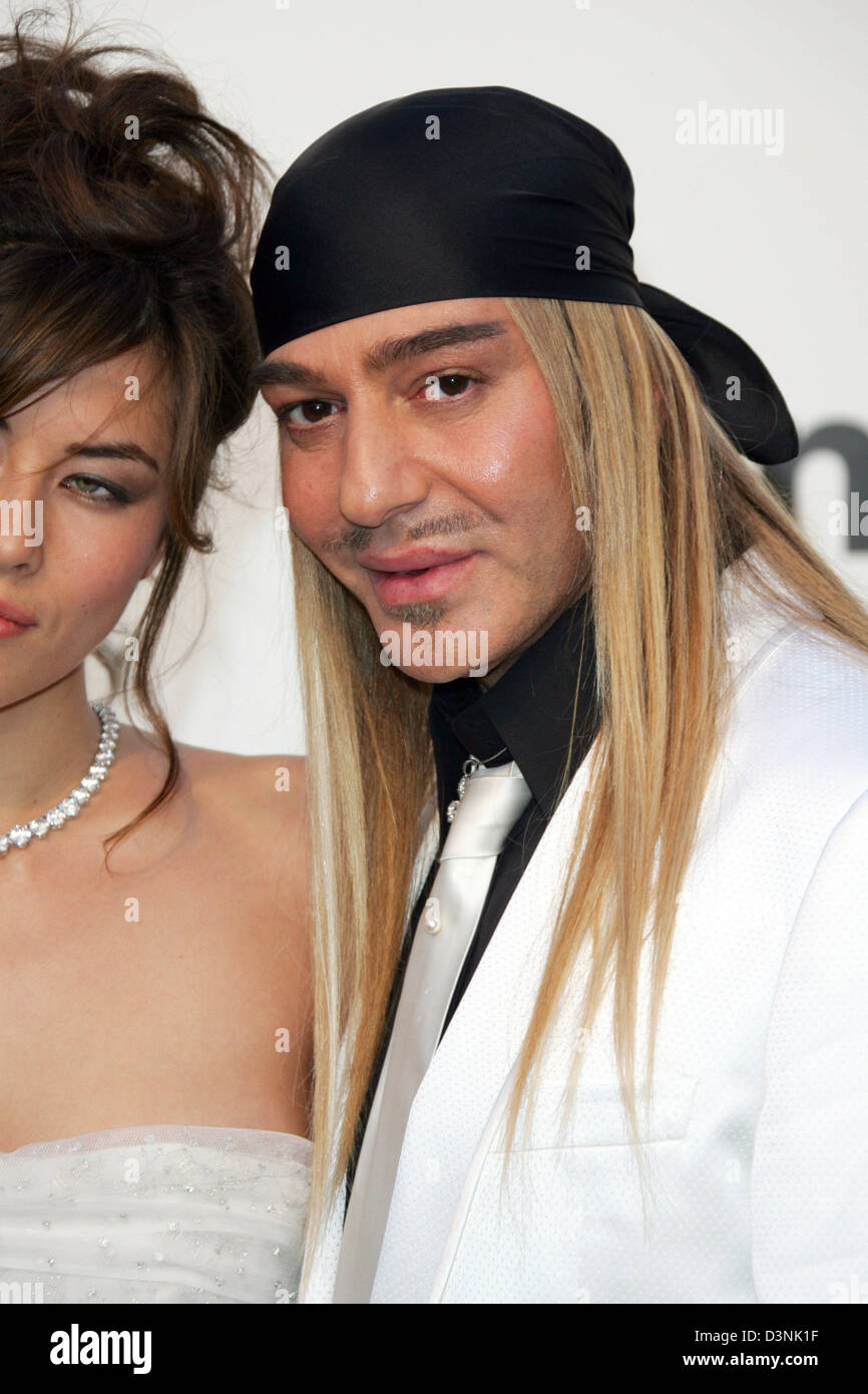 Couturier John Galliano arrives at the traditional charity gala in the ...