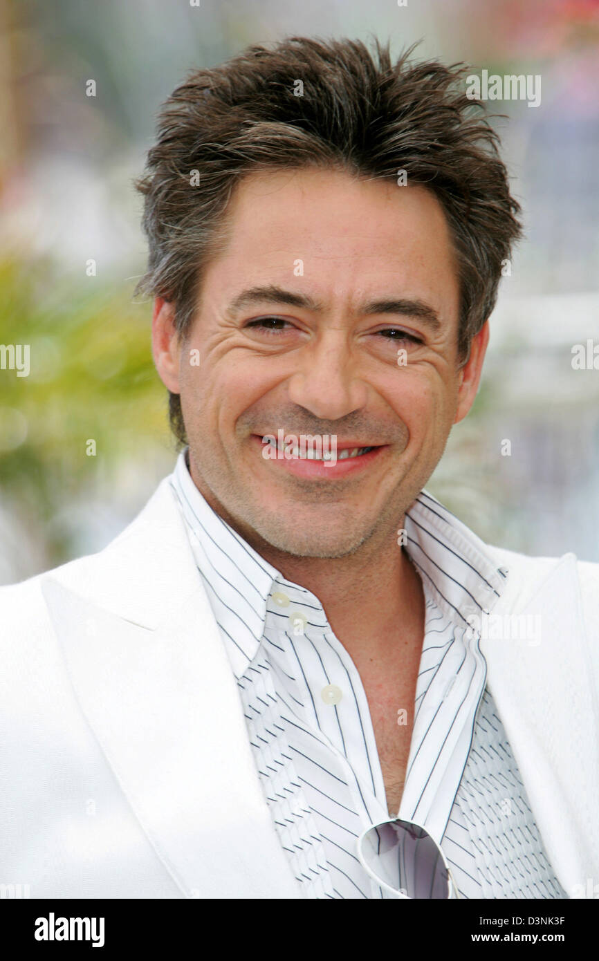 US-American actor Robert Downey jr. poses during the 59th Cannes ...