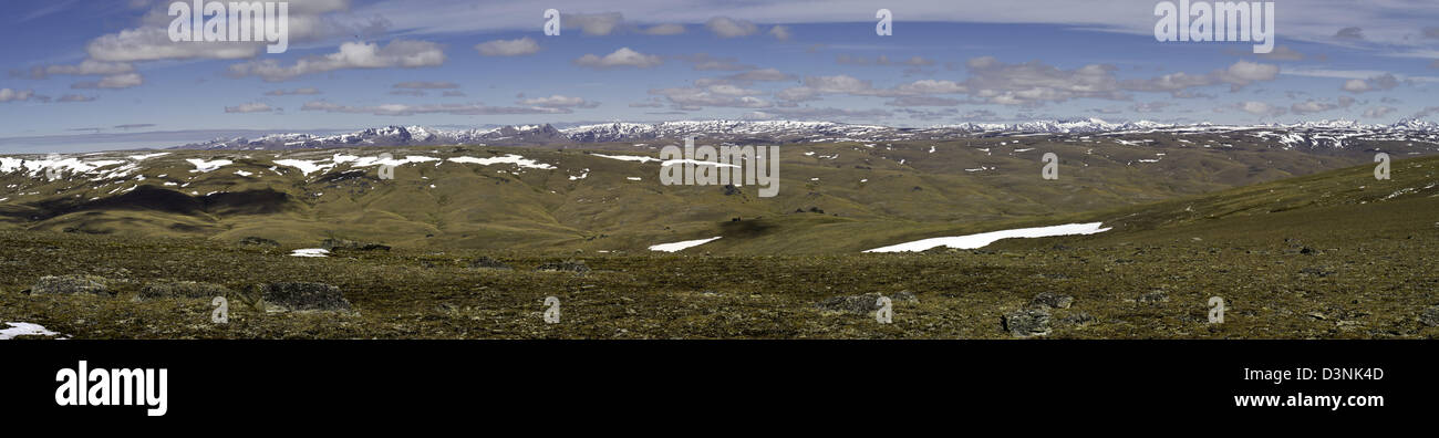 Panoramic view of the Obelisk and other tors (schist pillars) on the ...