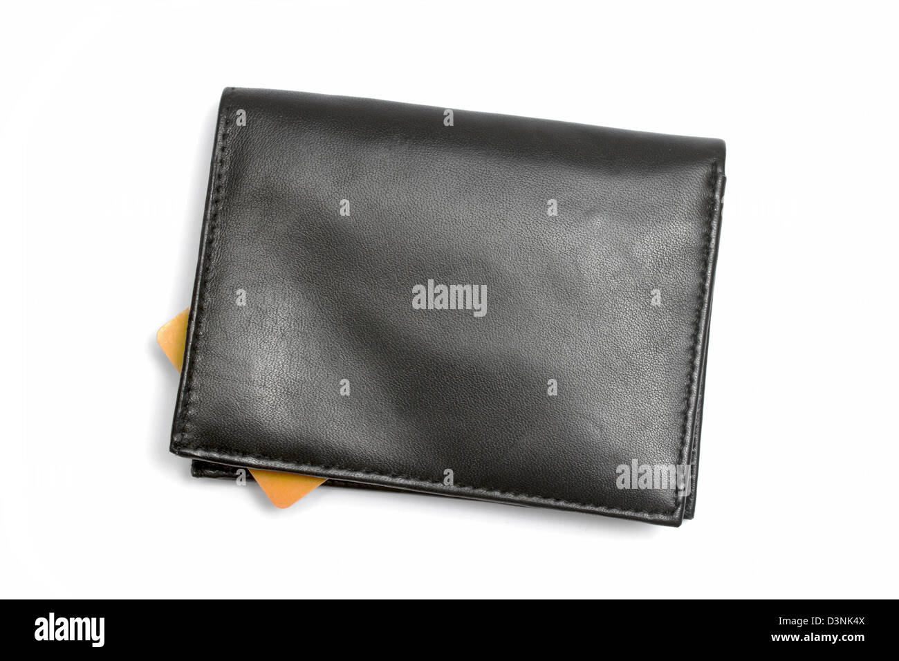 Black wallet and Credit card isolated on white background Stock Photo ...
