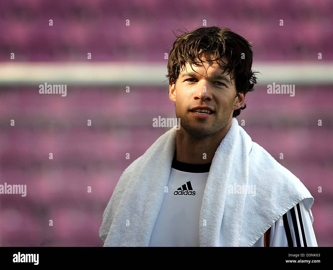 German international Michael Ballack pictured during the training in ...