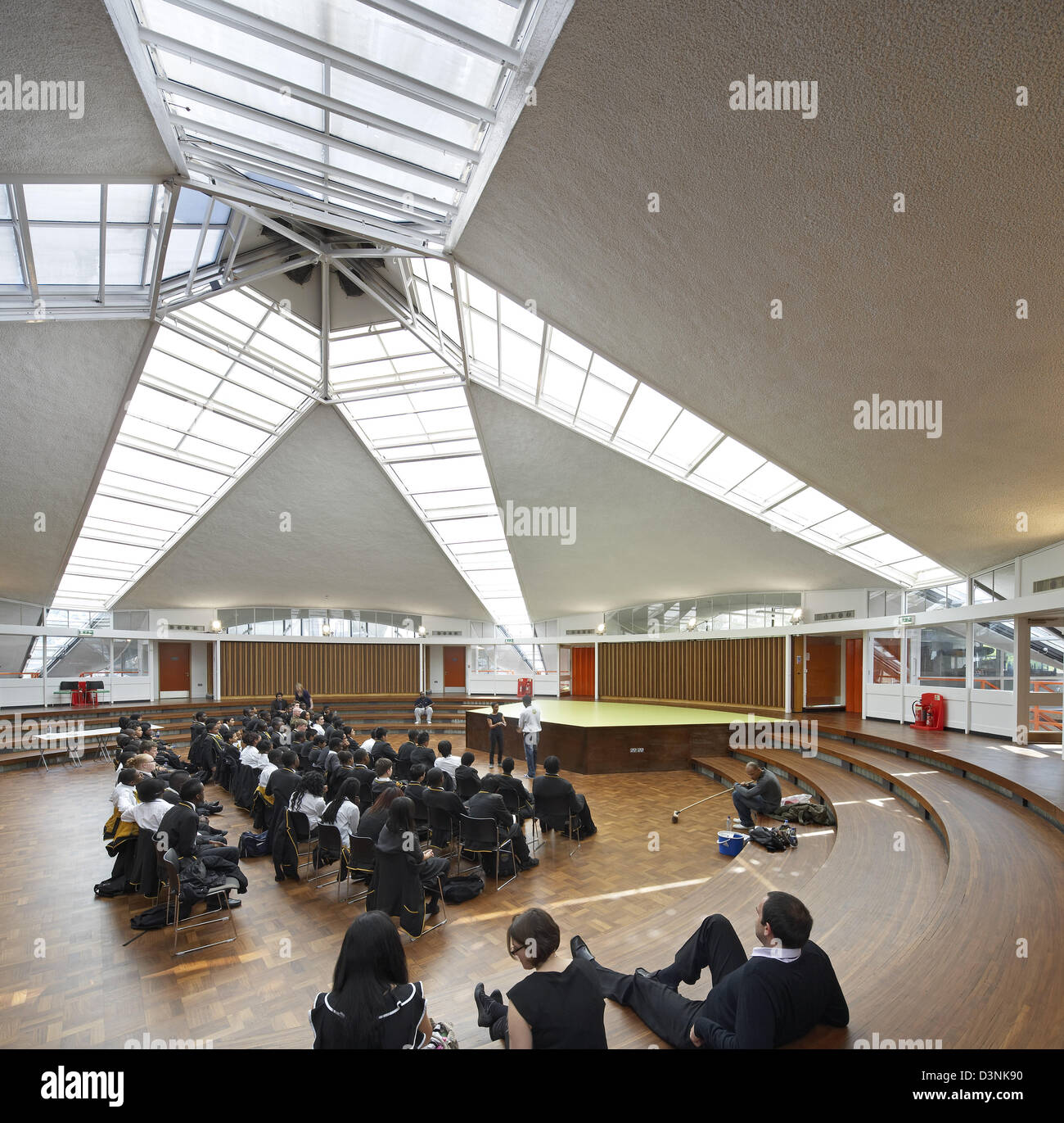 Globe Academy, London, United Kingdom. Architect: Amanda Levete ...