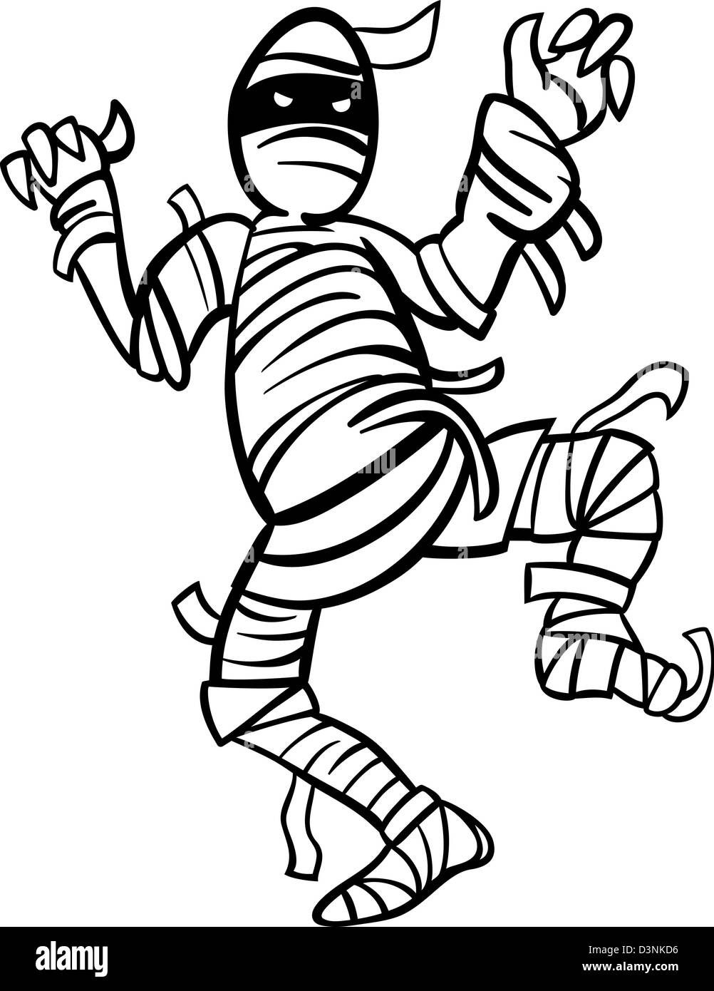 Mummy Clip Art Black And White