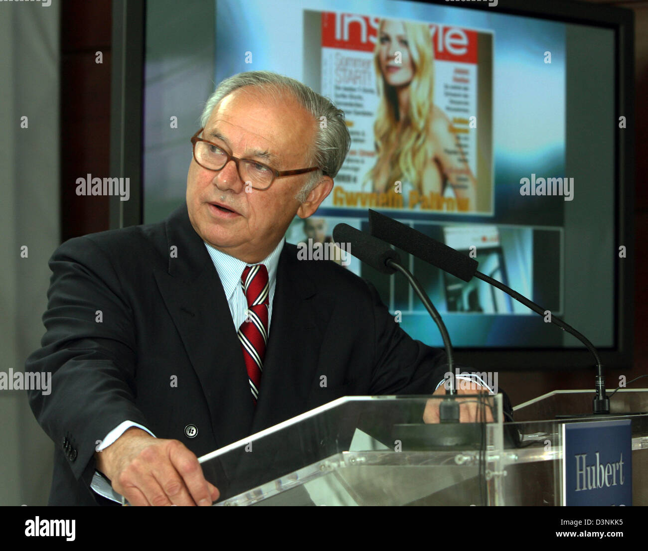 The publisher Hubert Burda presents the new programme of his publishing ...