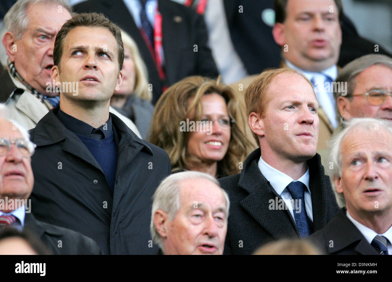 German national soccer team manager Oliver Bierhoff (L) and German ...