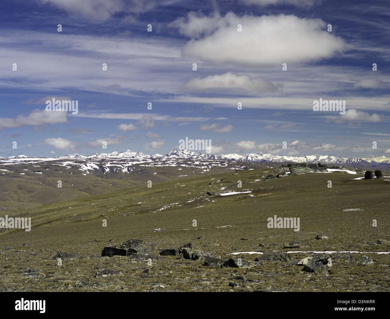 View of the Obelisk and other tors (schist pillars) on the Old Man ...