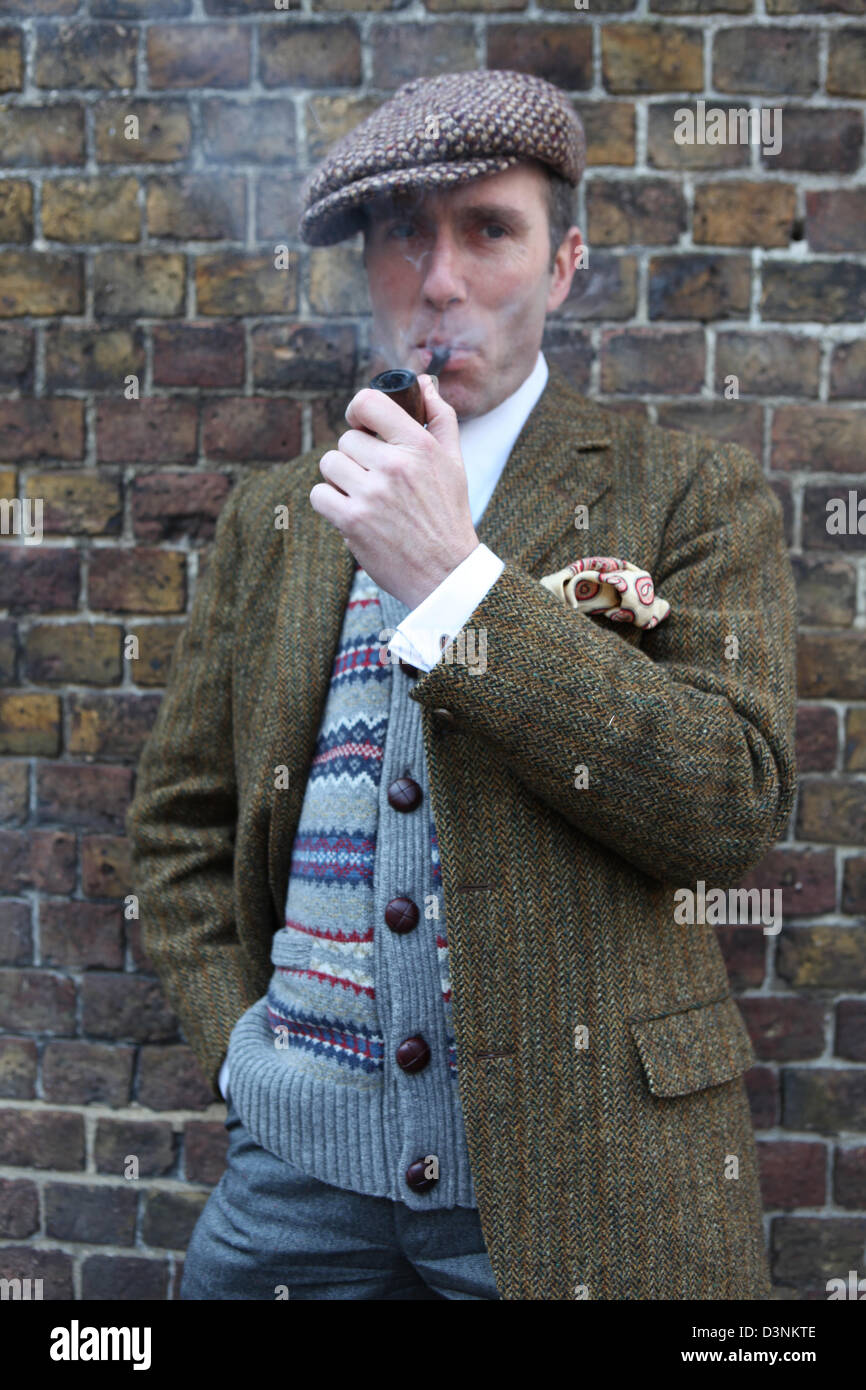 Gustav Temple, founder and editor of The Chap Magazine Stock Photo - Alamy