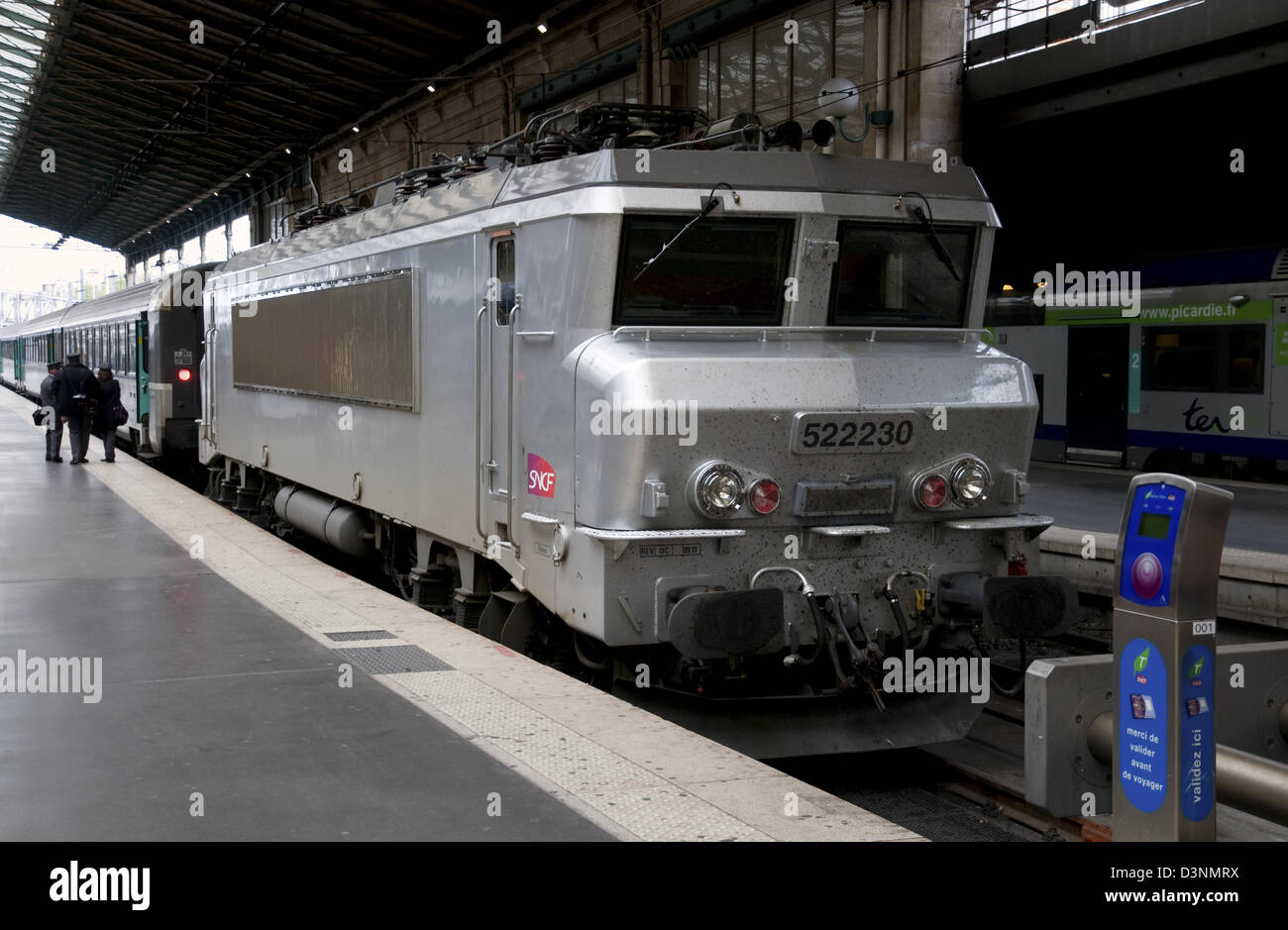 sncf,electric locomotive,522230,class BB 22200,alsthom/mte, 1976-86,gare du nord,paris Stock ...